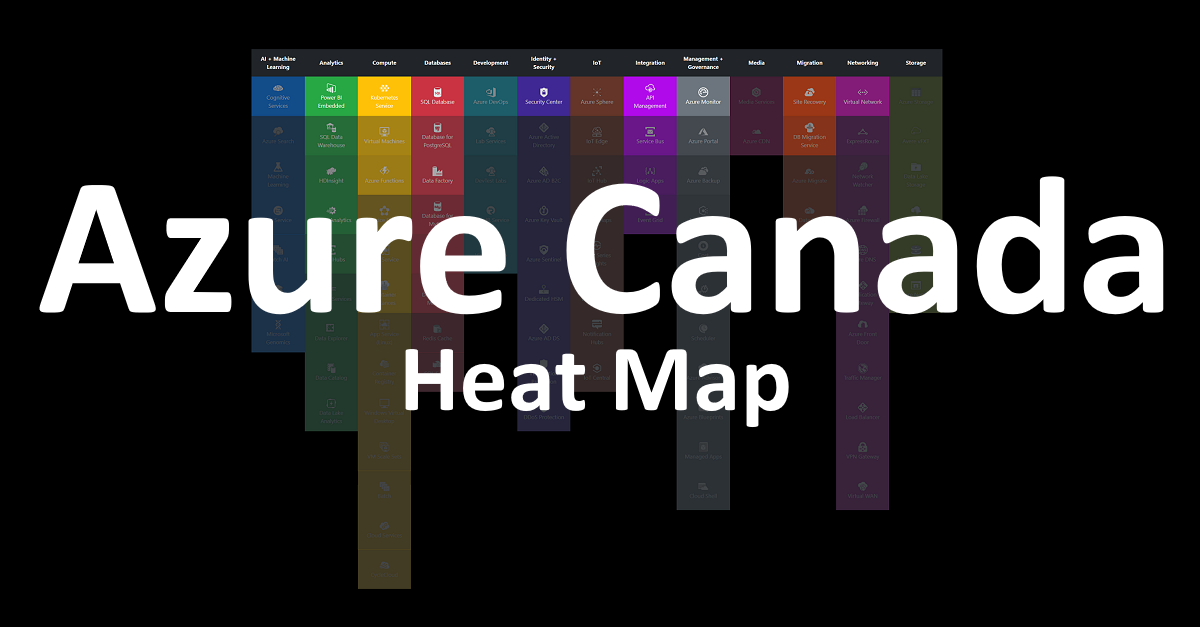 Azure Heat Map: Canada