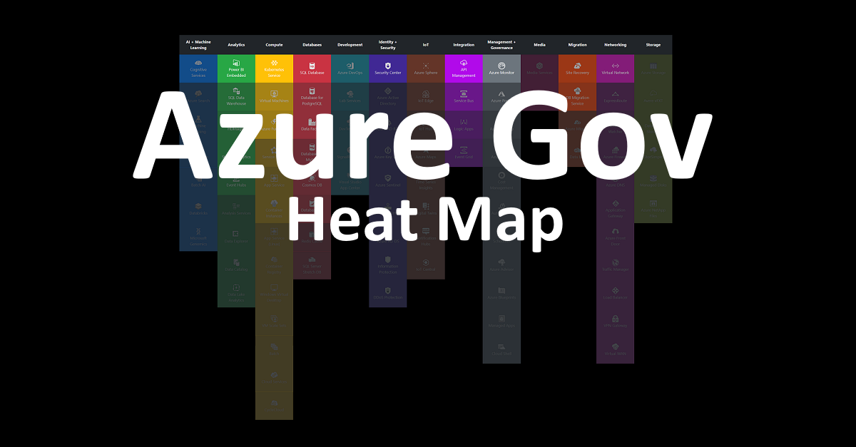 Azure Heat Map: Government