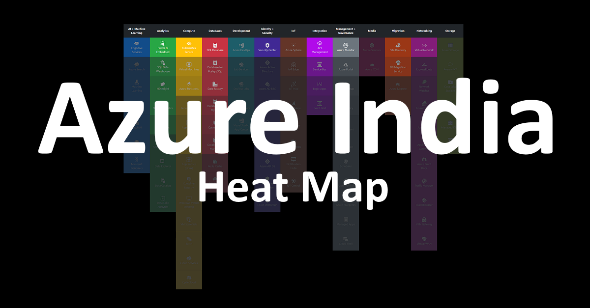 Azure Heat Map: India
