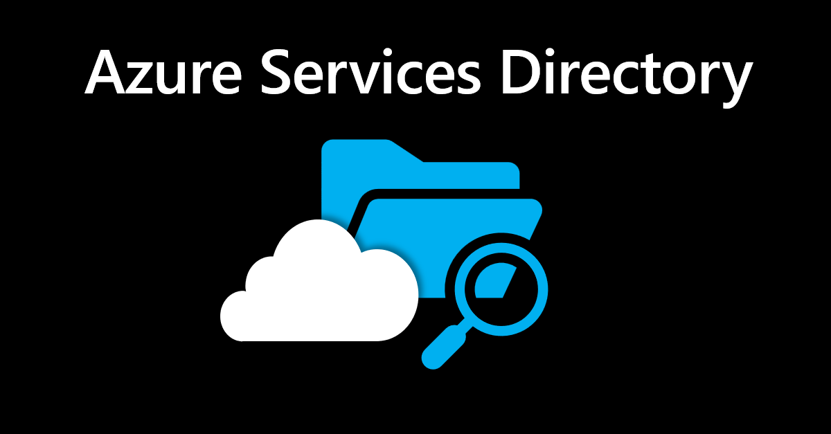 Azure Services Directory